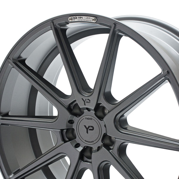 ล้อ YP1 20" Concave Matt Gun Metal - YIDO Performance Wheels - Aeroform ...