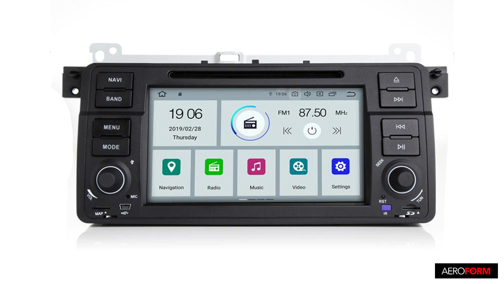 ชุดหน้าจอ E46 Android DVD/Multimedia Navigation System - Aeroform Thailand