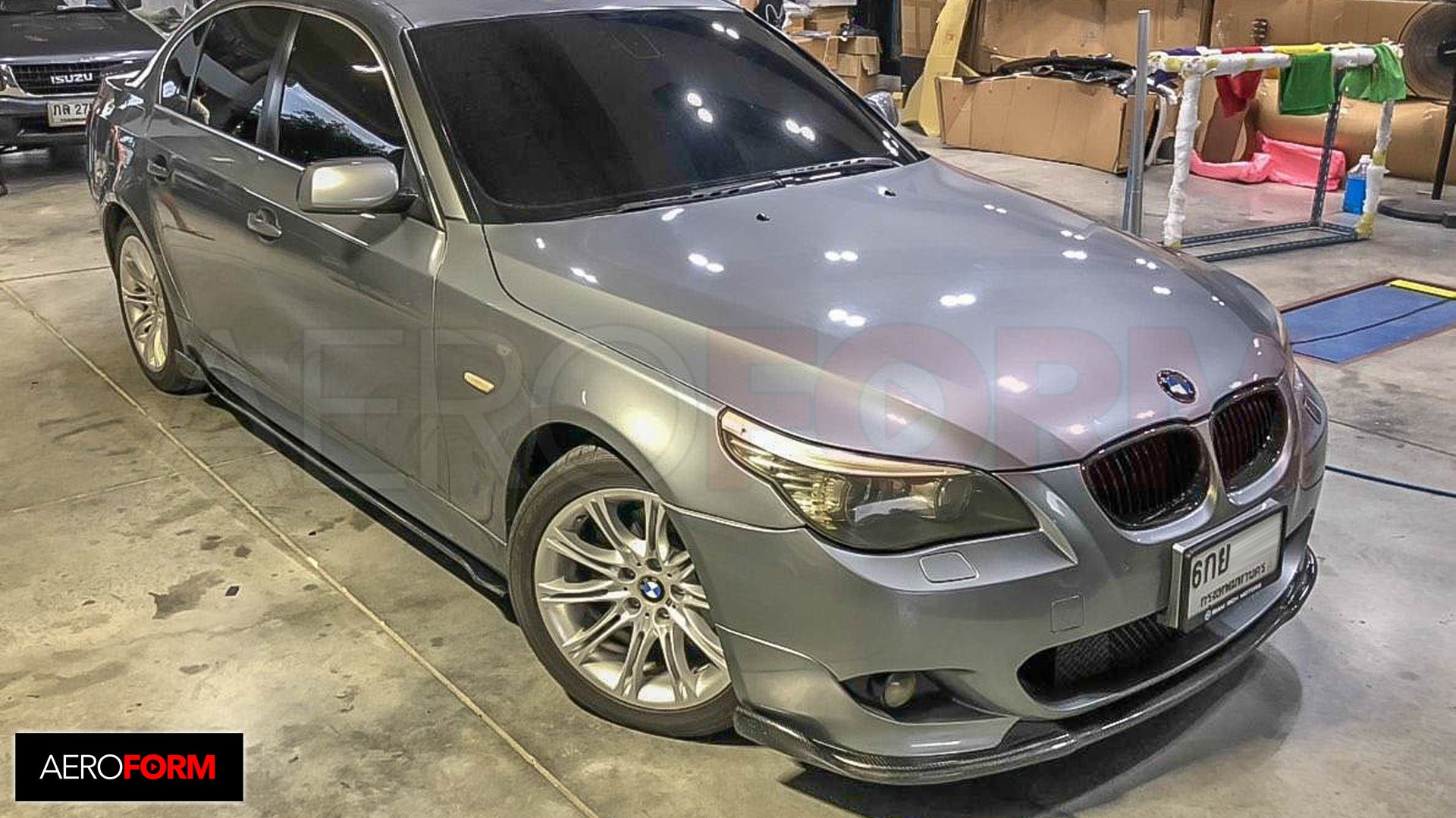 ลิ้นต่อกันชนหน้า E60 M Sport HAMANN Front Lip - Aeroform Thailand