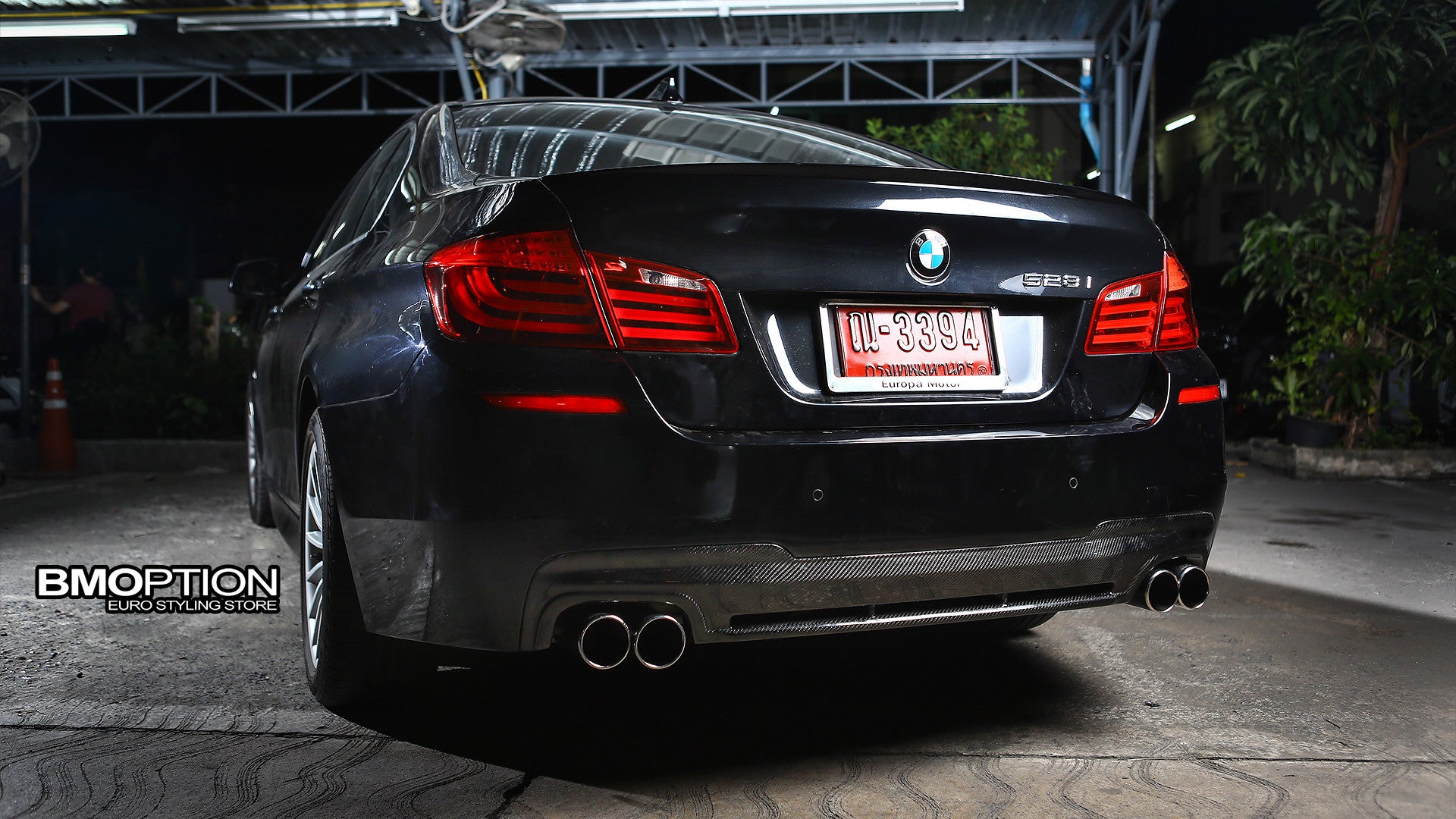 Diffuser กันชนหลัง F10 HAMANN M Sport Rear Diffuser (Carbon Fiber ...