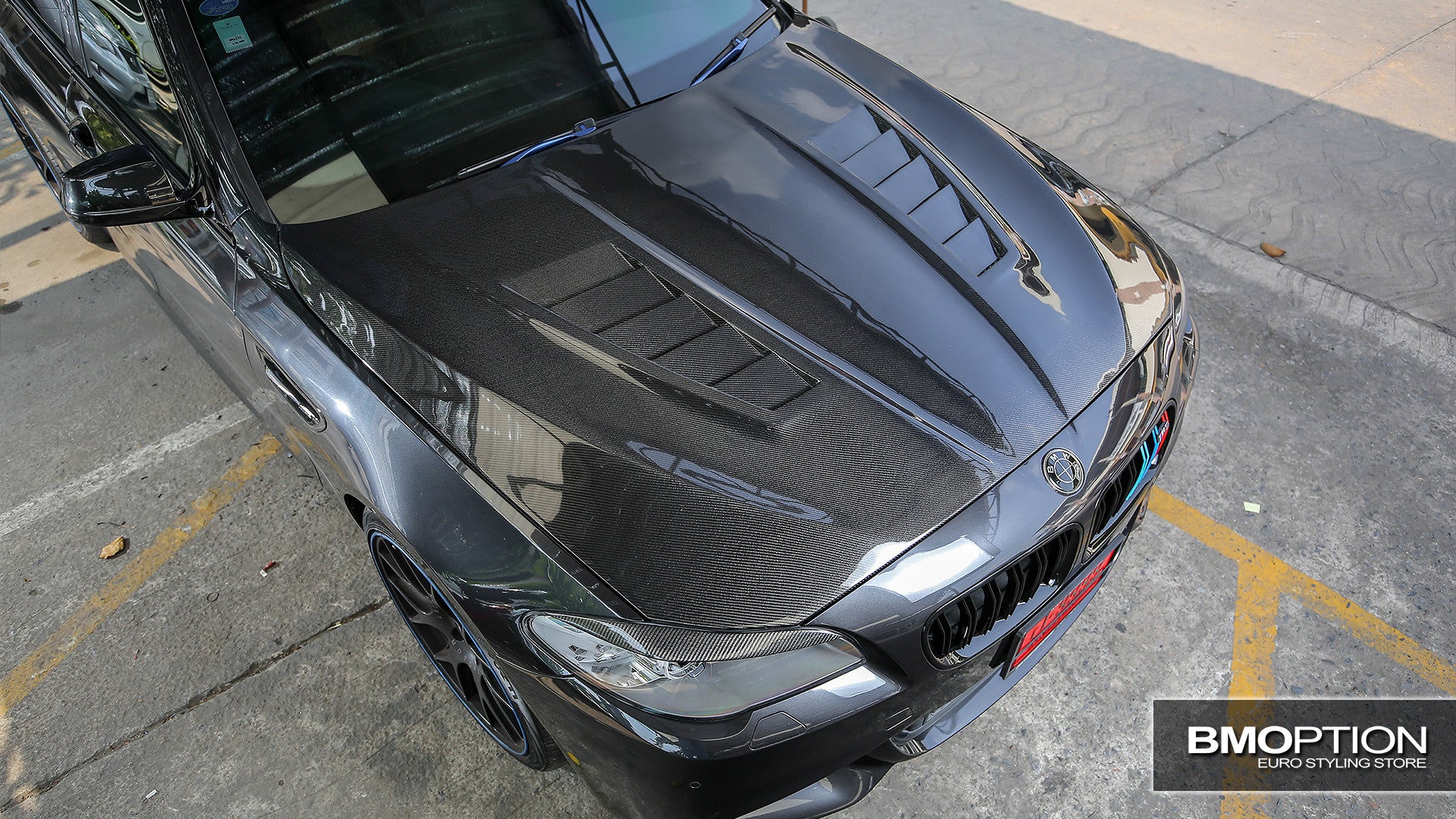 ฝากระโปรงหน้าคาร์บอน F10 MH DESIGN Carbon Fiber Engine Bonnet ...