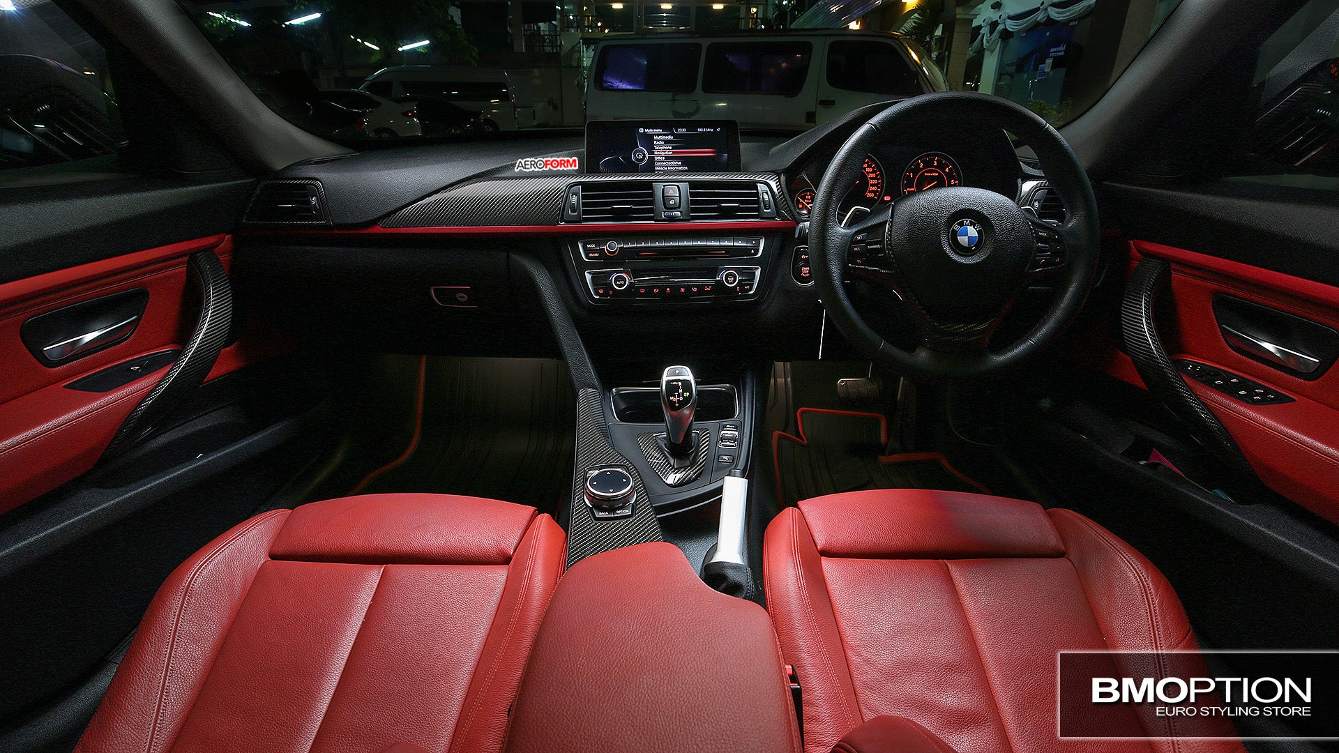 ชุดตกแต่งภายในคาร์บอนไฟเบอร์ F30 F32 F33 F34 F36 Carbon Fiber Interior ...