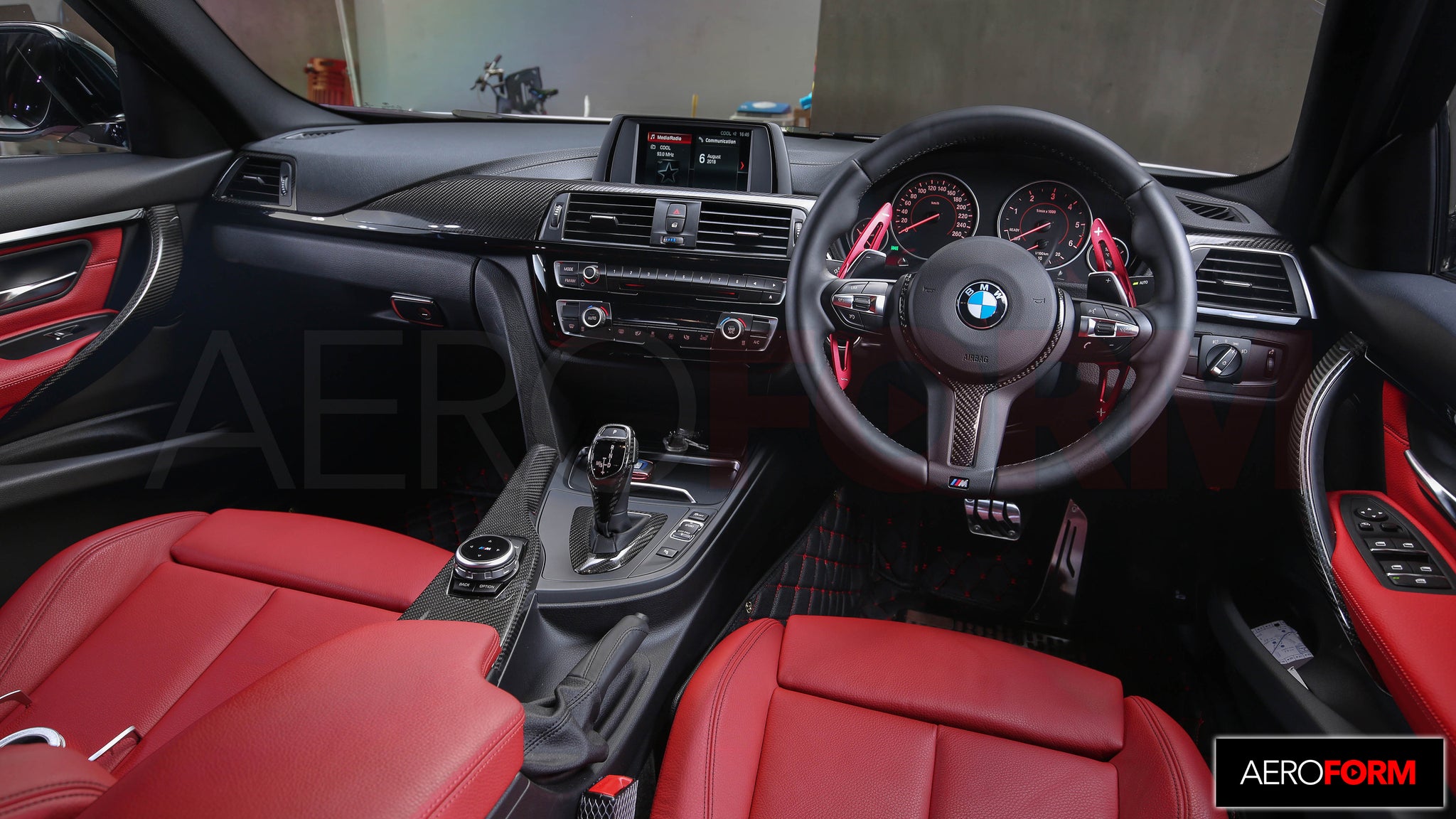 ชุดตกแต่งภายในคาร์บอนไฟเบอร์ F30 F32 F33 F34 F36 Carbon Fiber Interior ...