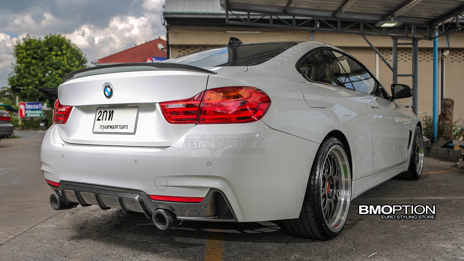 F32 F33 Diffuser M Performance สำหรับกันชนหลัง F32 F33 M Sport ...