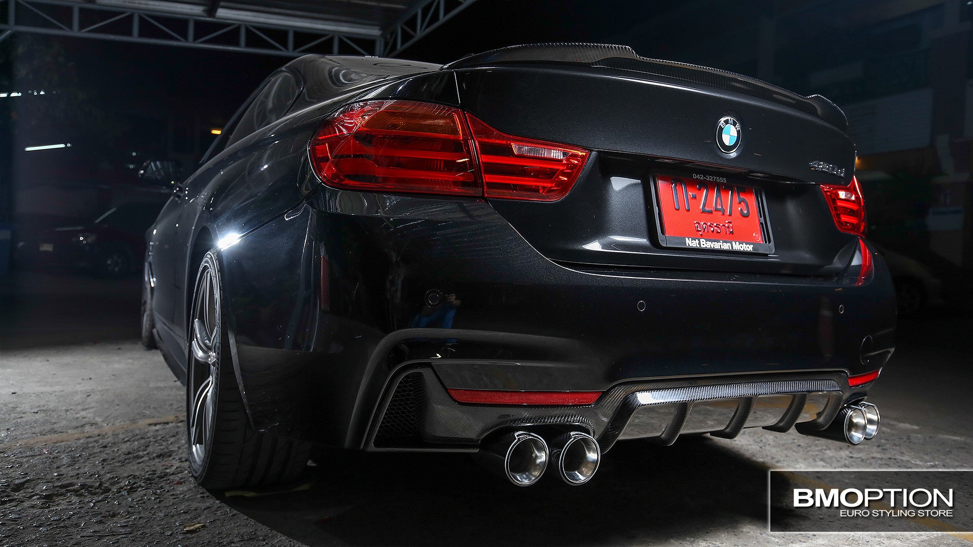 F32 F33 Diffuser M Performance สำหรับกันชนหลัง F32 F33 M Sport ...