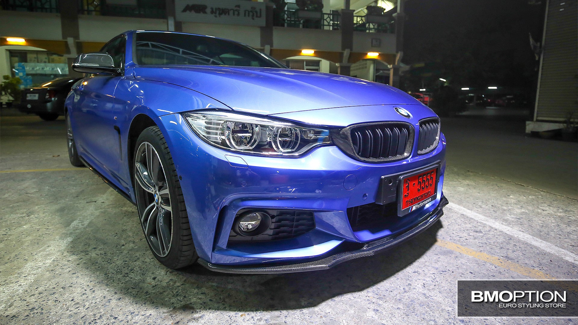 ลิ้นต่อกันชนหน้า F32 F33 Rieger Style Front Lip - Aeroform Thailand
