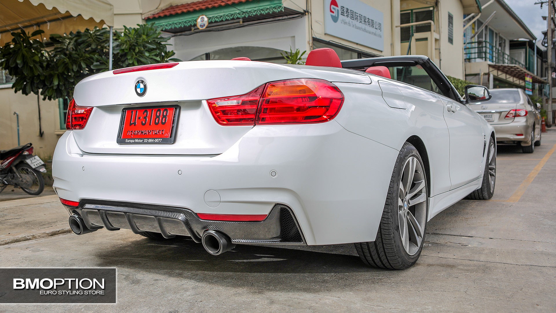 F32 F33 Diffuser M Performance สำหรับกันชนหลัง F32 F33 M Sport ...